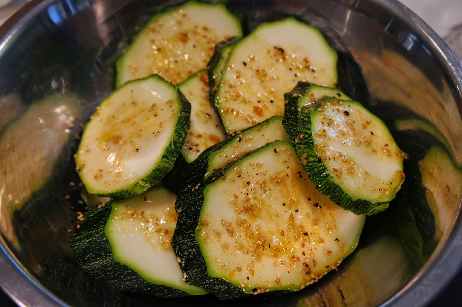 Grilled Costata Romanesco Zucchini