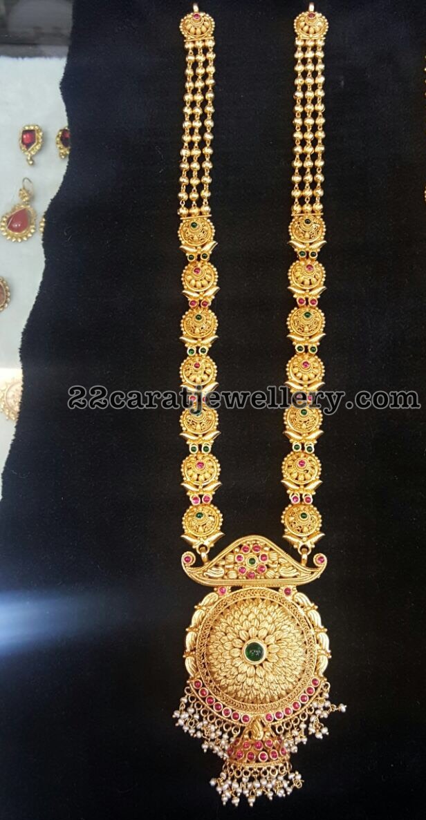 Light Weight Antique Long Chains in Silver - Jewellery Designs