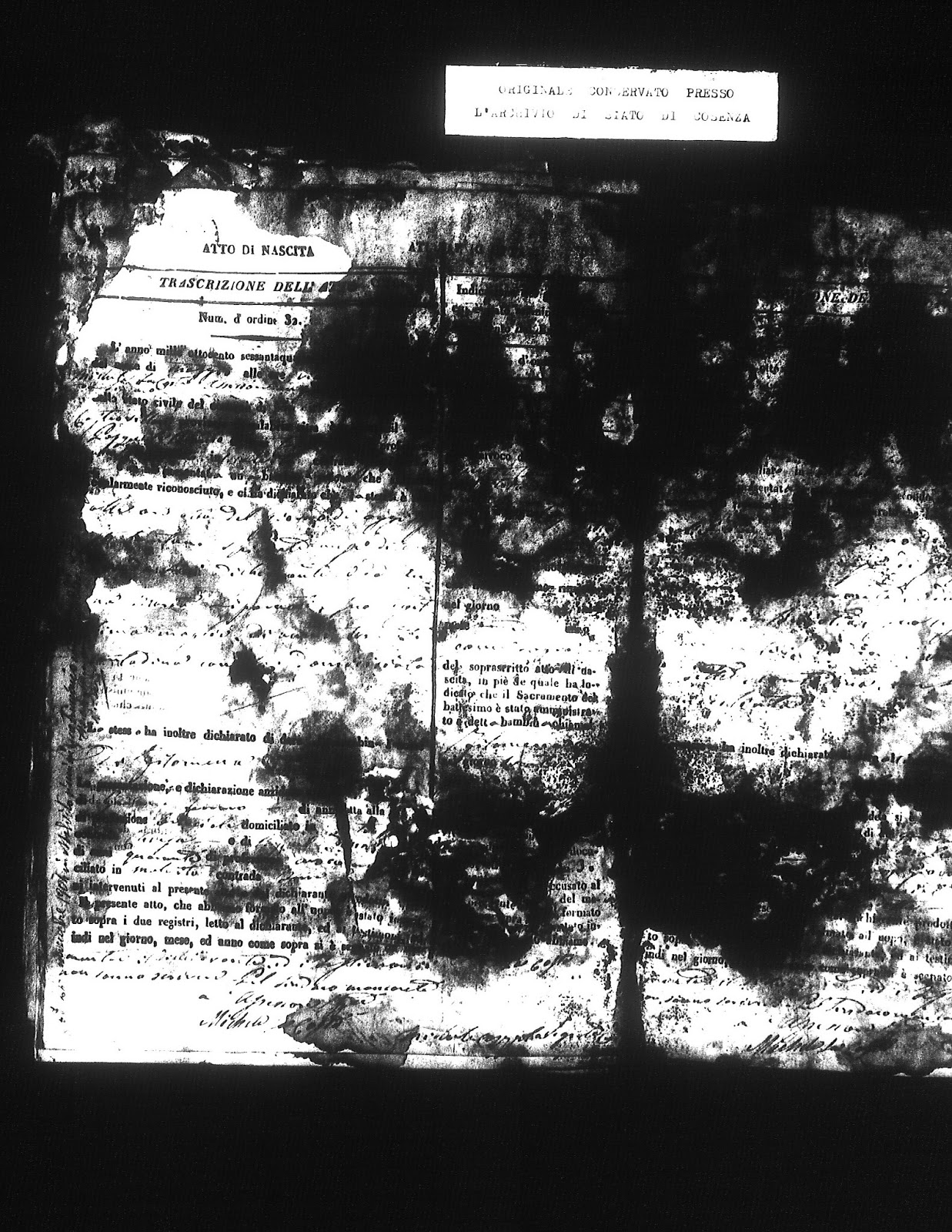 FINDING OUR ITALIAN ROOTS: The Microfilmed Records are Damaged - What ...