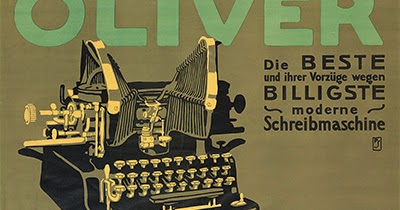 BOOKTRYST: Two Great Typewriter Posters From 1909