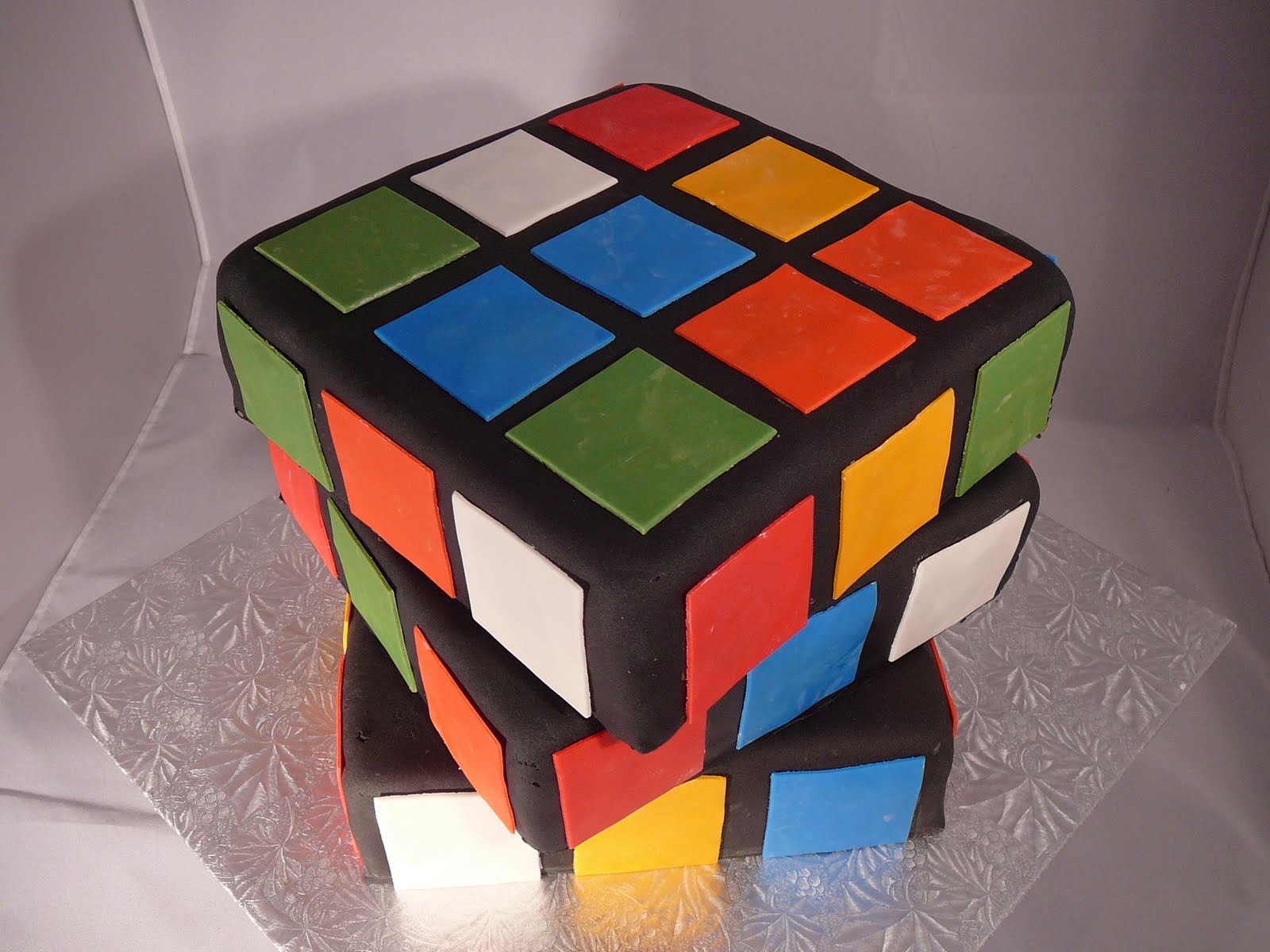 Rubik's Cube Cake