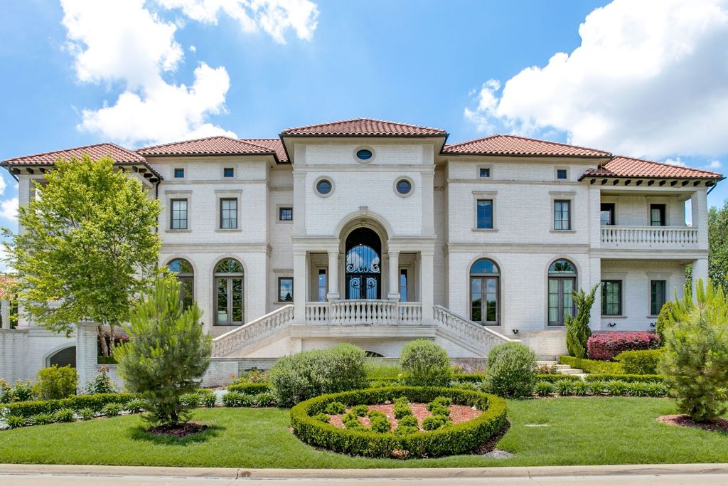 13,000 Square Foot Mediterranean-Style Brick Mansion In Dallas, TX ...