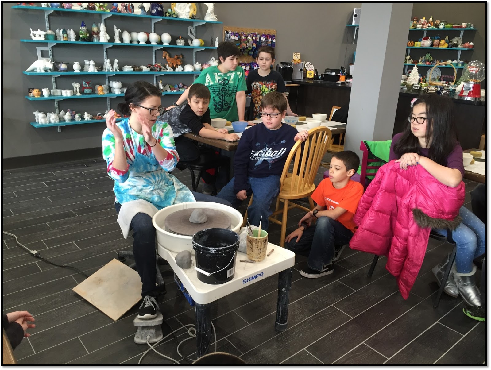 The Pottery Room: Scheduled Groups