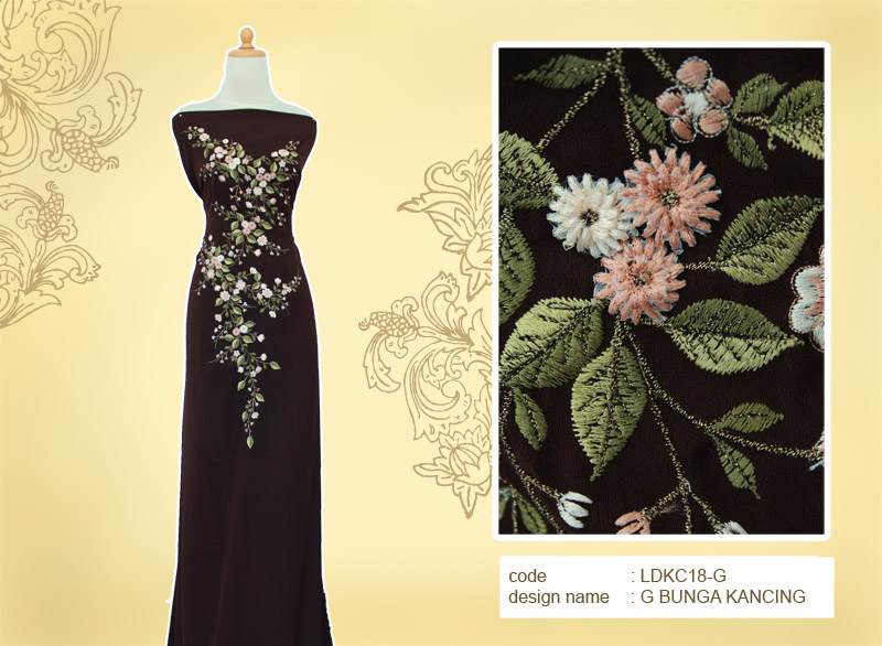 Bunga Kancing-G | Aleesya Sulam Collection