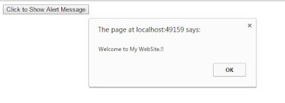 How to Display Alert Message through Code behind in Asp.Net - D365 F&O ...