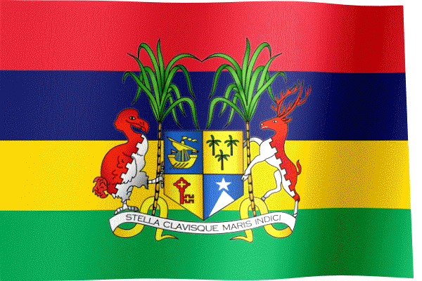 Mauritius Flag GIF (Drapeau de Maurice) - All Waving Flags