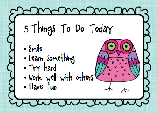 A Time to Share and Create: Thought for the Week..or each day this week