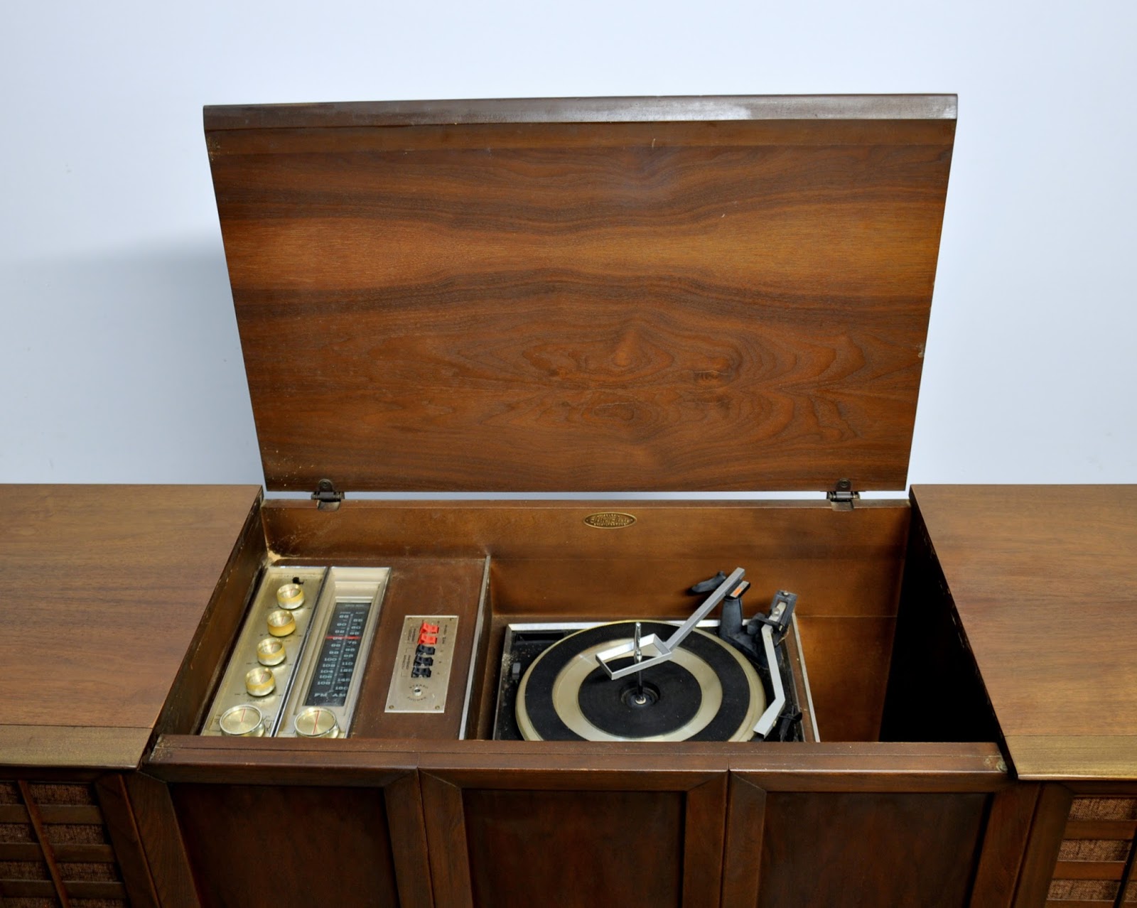 SELECT MODERN: Silvertone Stereo Console Credenza