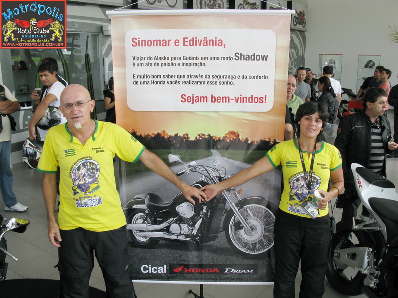 Blog do Chaddad: Recepção referente a chegada do motociclista Sinomar e ...