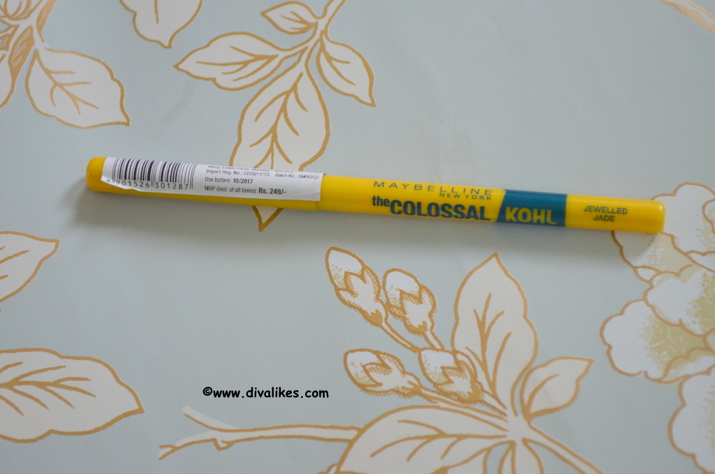 Maybelline Colossal Kohl Jewelled Jade Review | Diva Likes