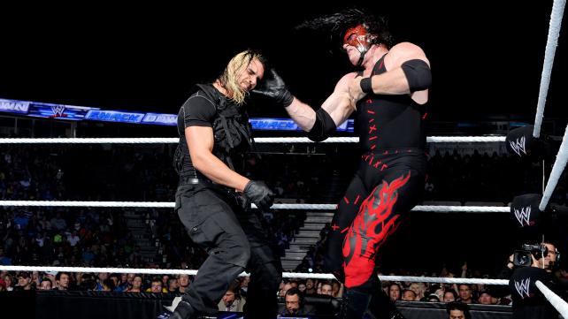 WWE In live!!!!: KANE vs SETH ROLLINS