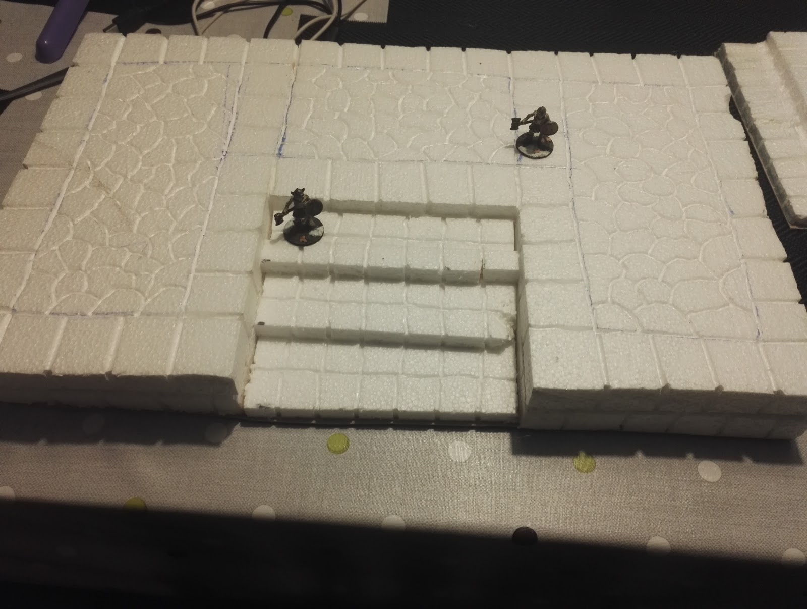 Bloodbeard's Garage: Terrain Tutorial: Stone platforms