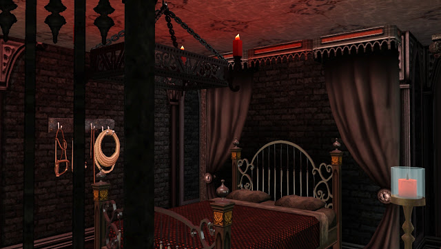Sims 3 ComfoLife Design Studio: Bloodred Ruby Vampire Lounge: Download