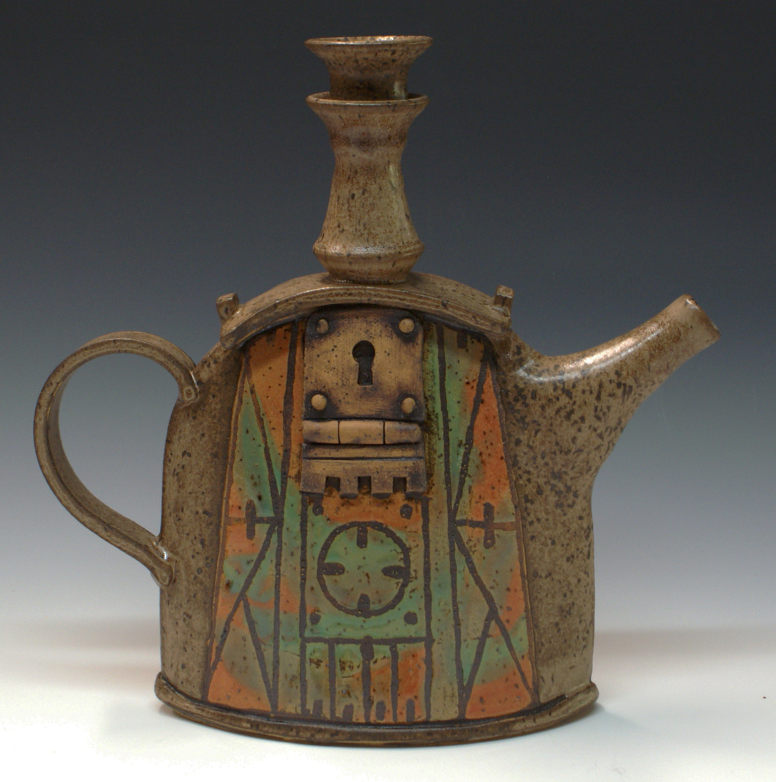 Sandy Terry Ceramic Artist and Painter : CERAMIC BATIK TEAPOTS