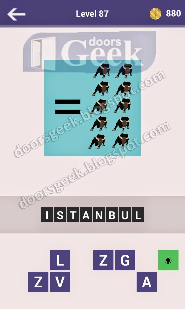 Fun Ways to Think - Places - Level 87 ~ Doors Geek