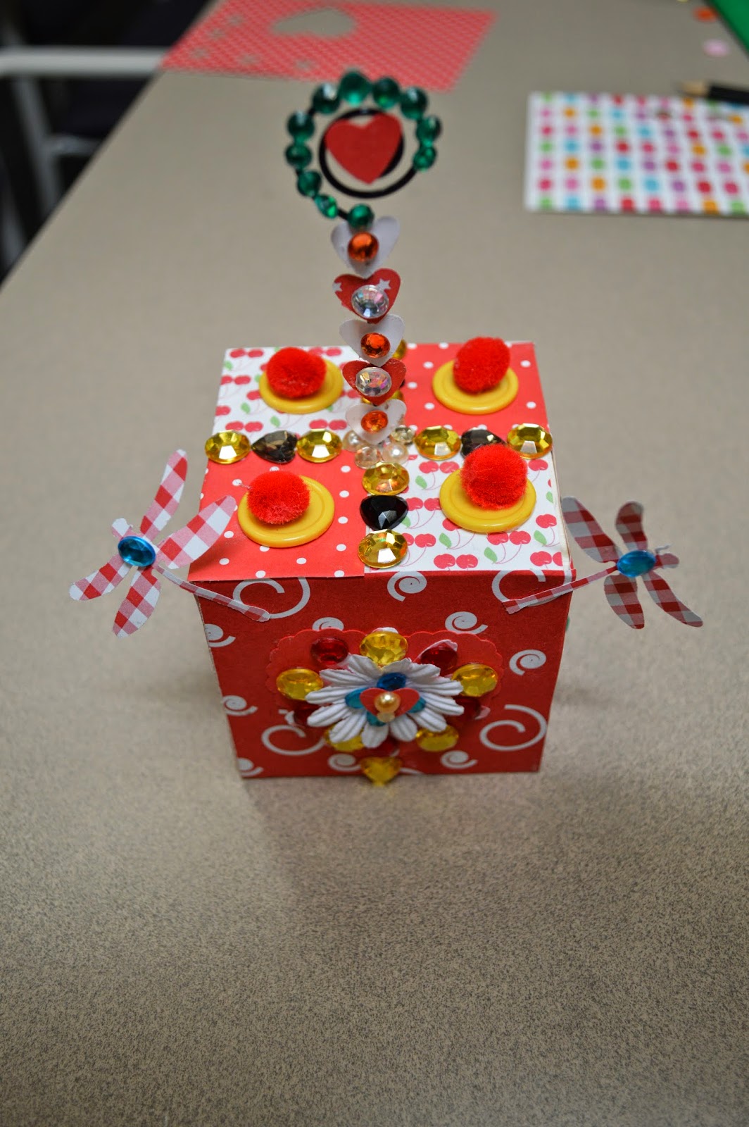 Christie's Creative Cupboard: Display Cubes at the Union City Library