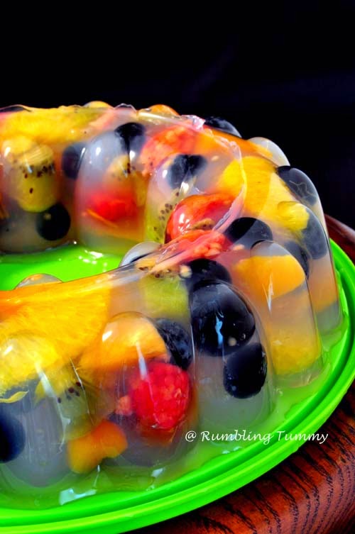 Rumbling Tummy: Italian Fruit Pudding 意大利水果布丁 (agar agar)