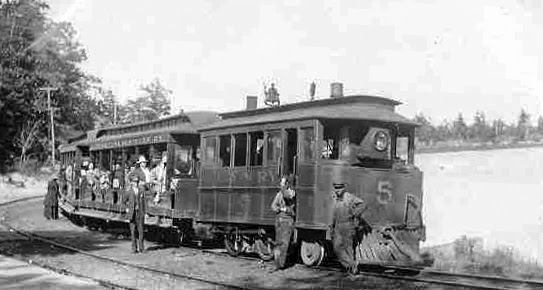 Just A Car Guy: 1901 railroad for a 3 mile track through Luddington ...