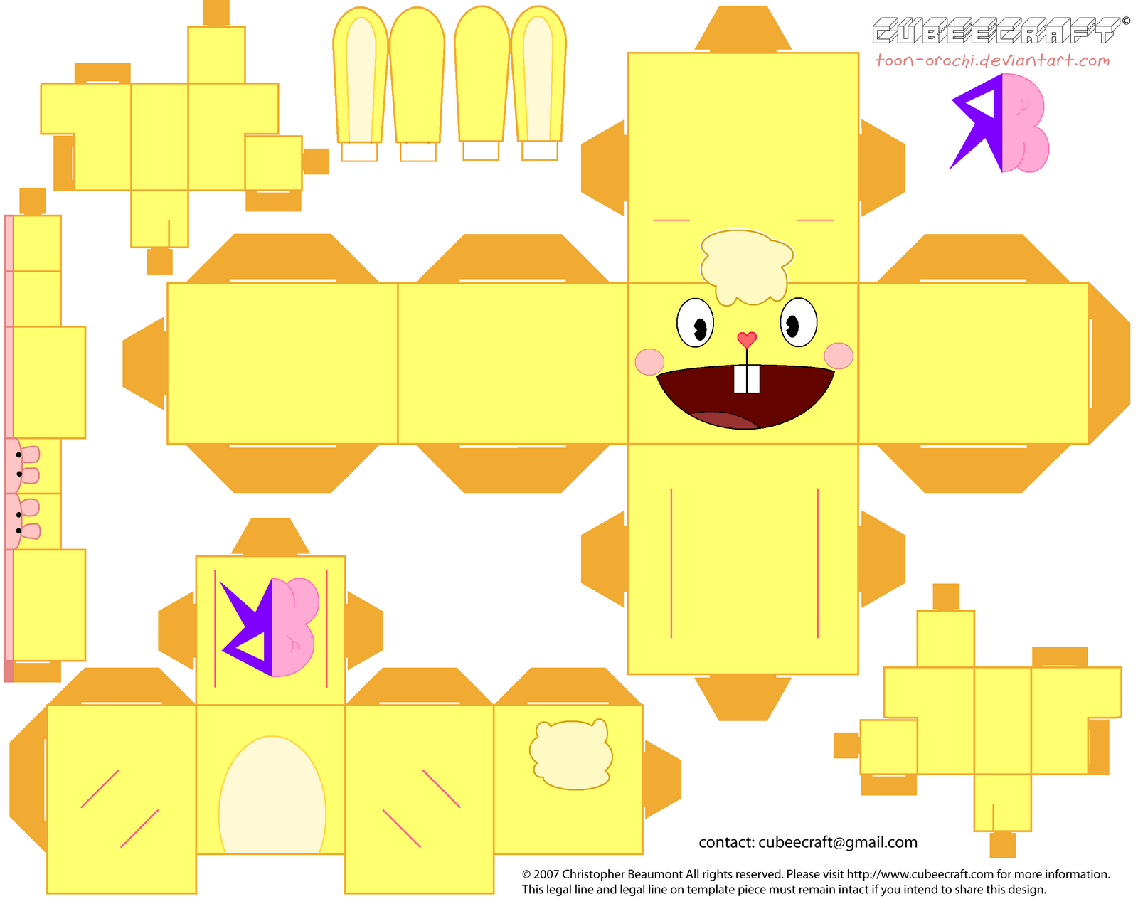 De cubeecraft y algo más: Cubeecraft Happy Tree Friends