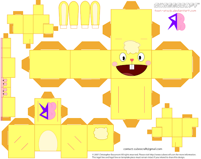 De cubeecraft y algo más: Cubeecraft Happy Tree Friends