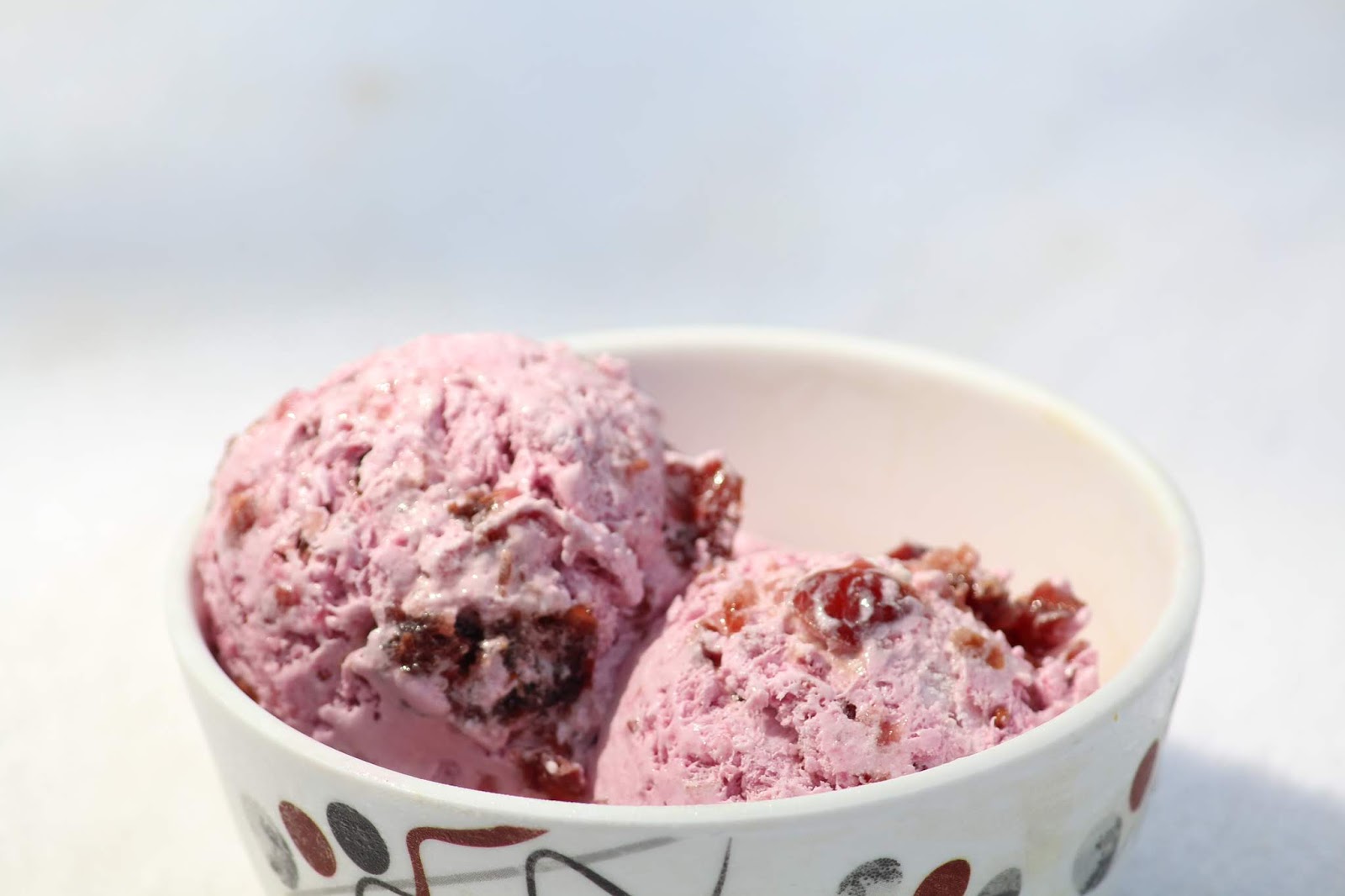 Easy Children Recipes: CRANBERRY ICE-CREAM