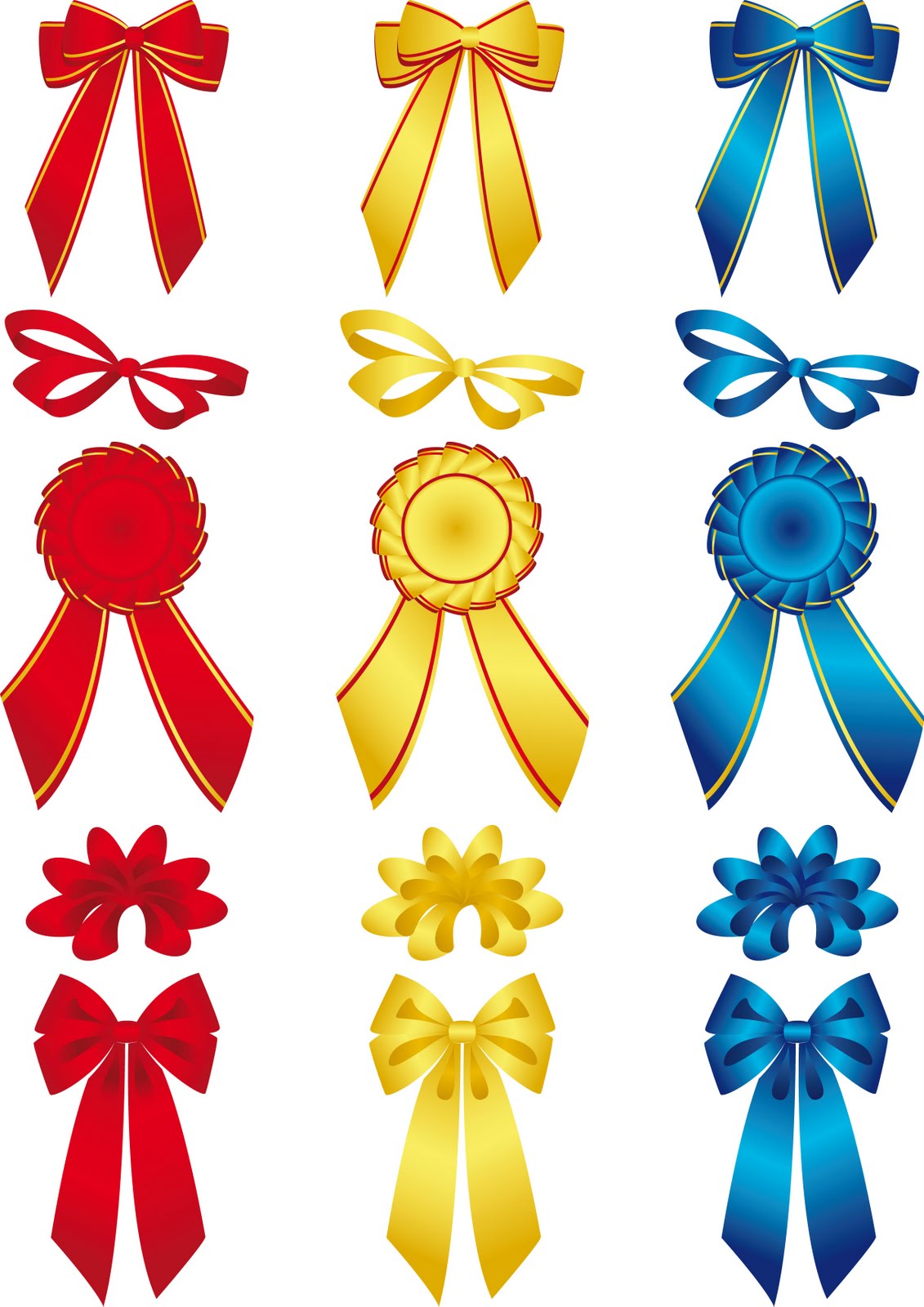 TOP VECTORIA: Free Vector Ribbons