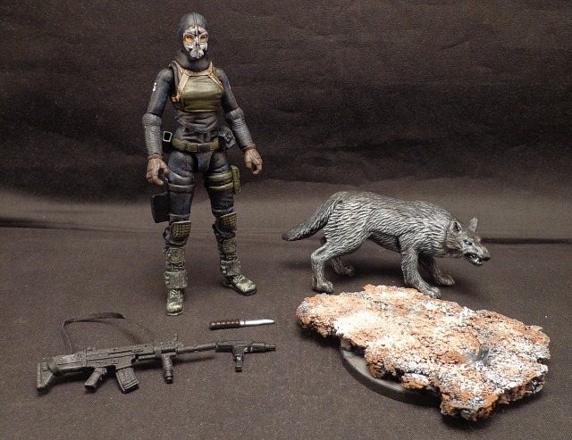 Stronox Custom Figures: COD Ghosts Operative with Wolf Companion
