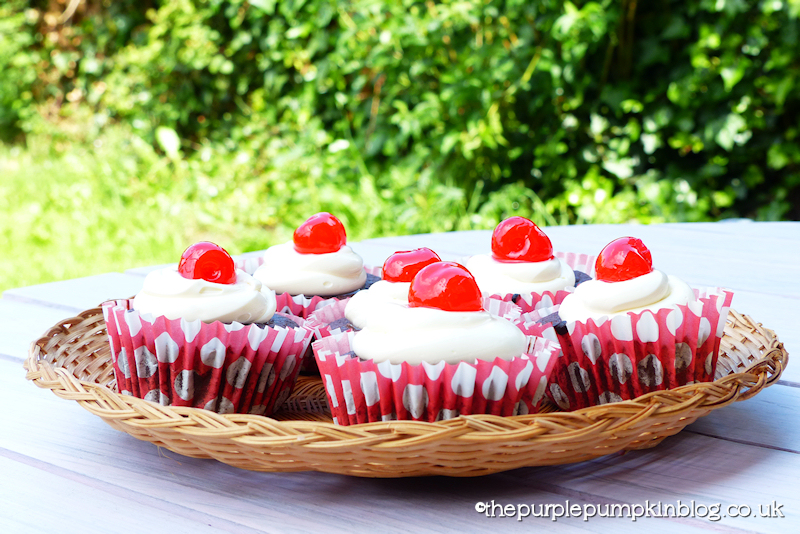 Cherry Coca-Cola Cupcakes