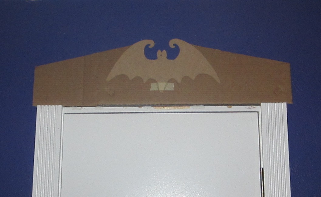 GIY: Goth It Yourself: Bat Pediment and Fluted Molding