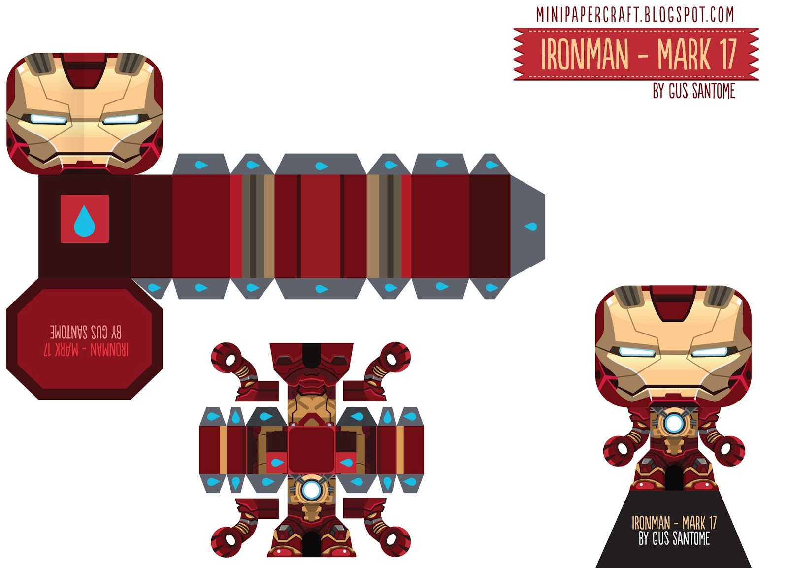 PAPERCRAFT IRONMAN