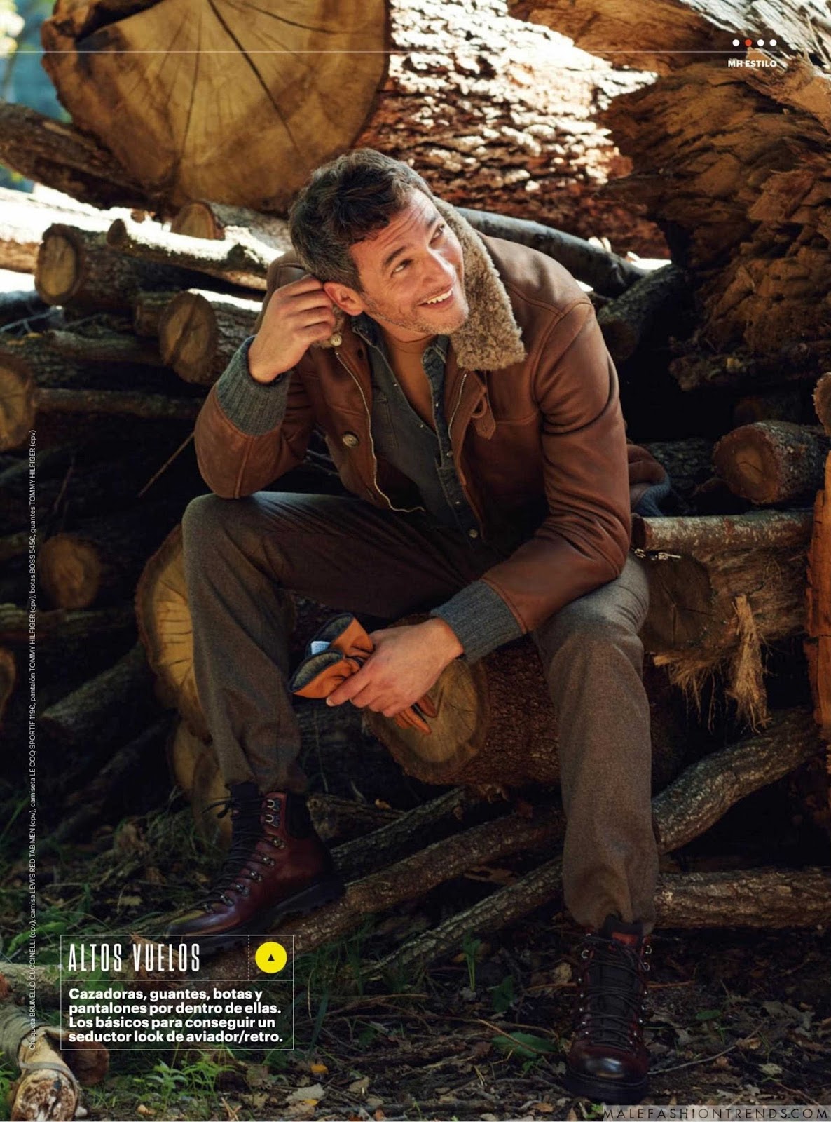 Ilay Kurelovic se abriga en básicos de otoño para Men's Health España