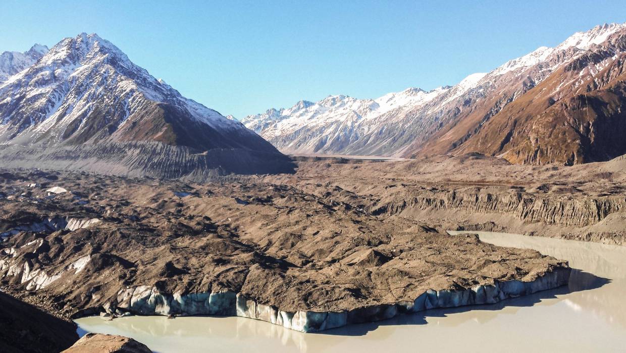 Stonehenge and the Ice Age: Tasman Glacier dead ice wilderness