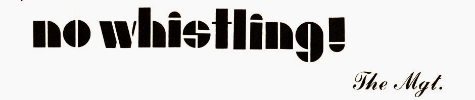 Thinking Pink: No Whistling!!!