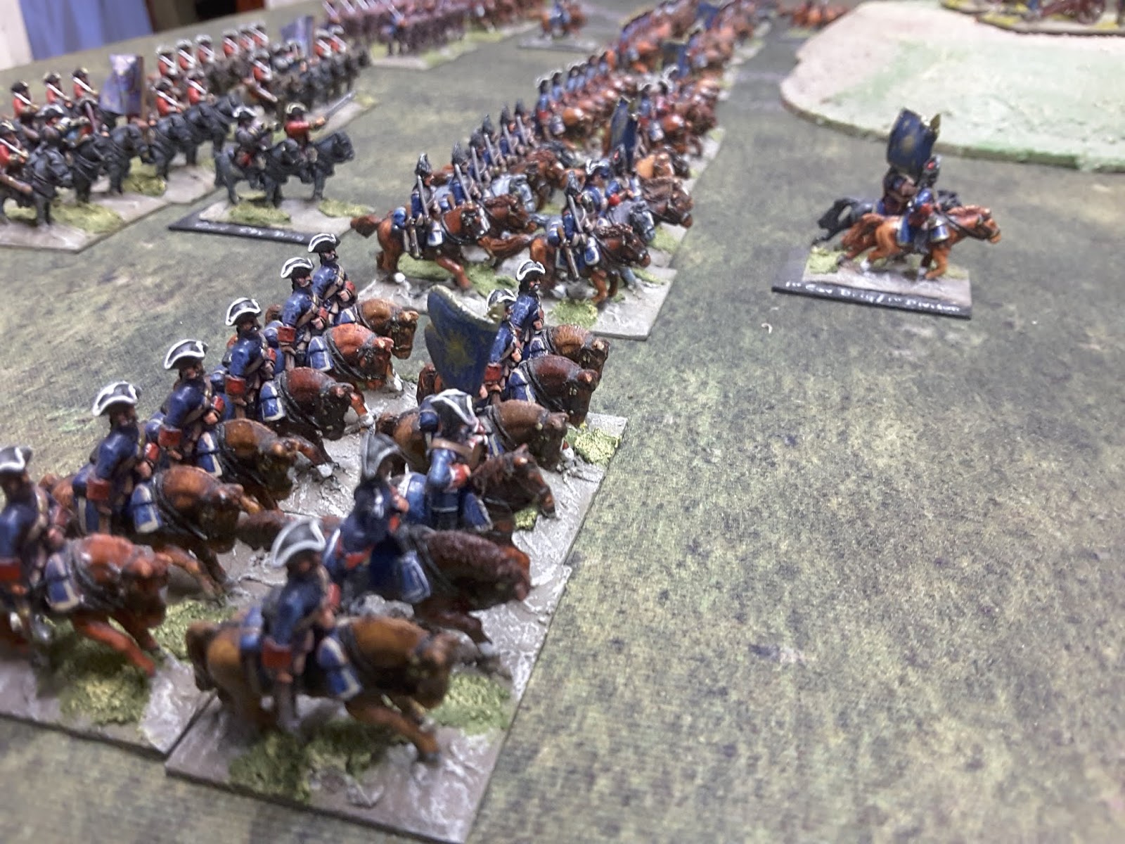 Yarkshire Gamer: Battle of Bergen 1759 15mm SYW Set Up