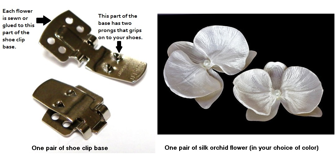 Do It Yourself - Arts & Crafts: How To Make Orchid Flower Shoe Clips