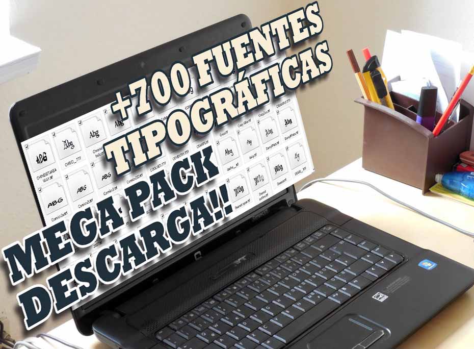 Diseño Internacional: Pack Fuentes para Diseño Gratis