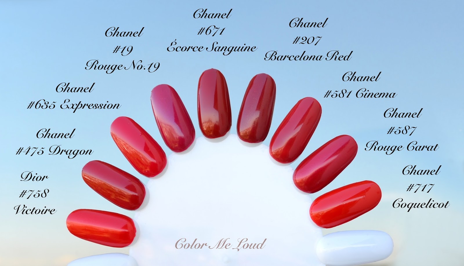 Chanel Le Vernis #669 Chataigne, #671 Ecorce Sanguine, #679 Vert Obscur ...