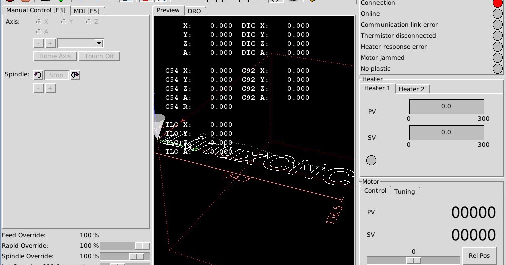 George Stone: Setting up LinuxCNC for Arduino & Extruder Controller