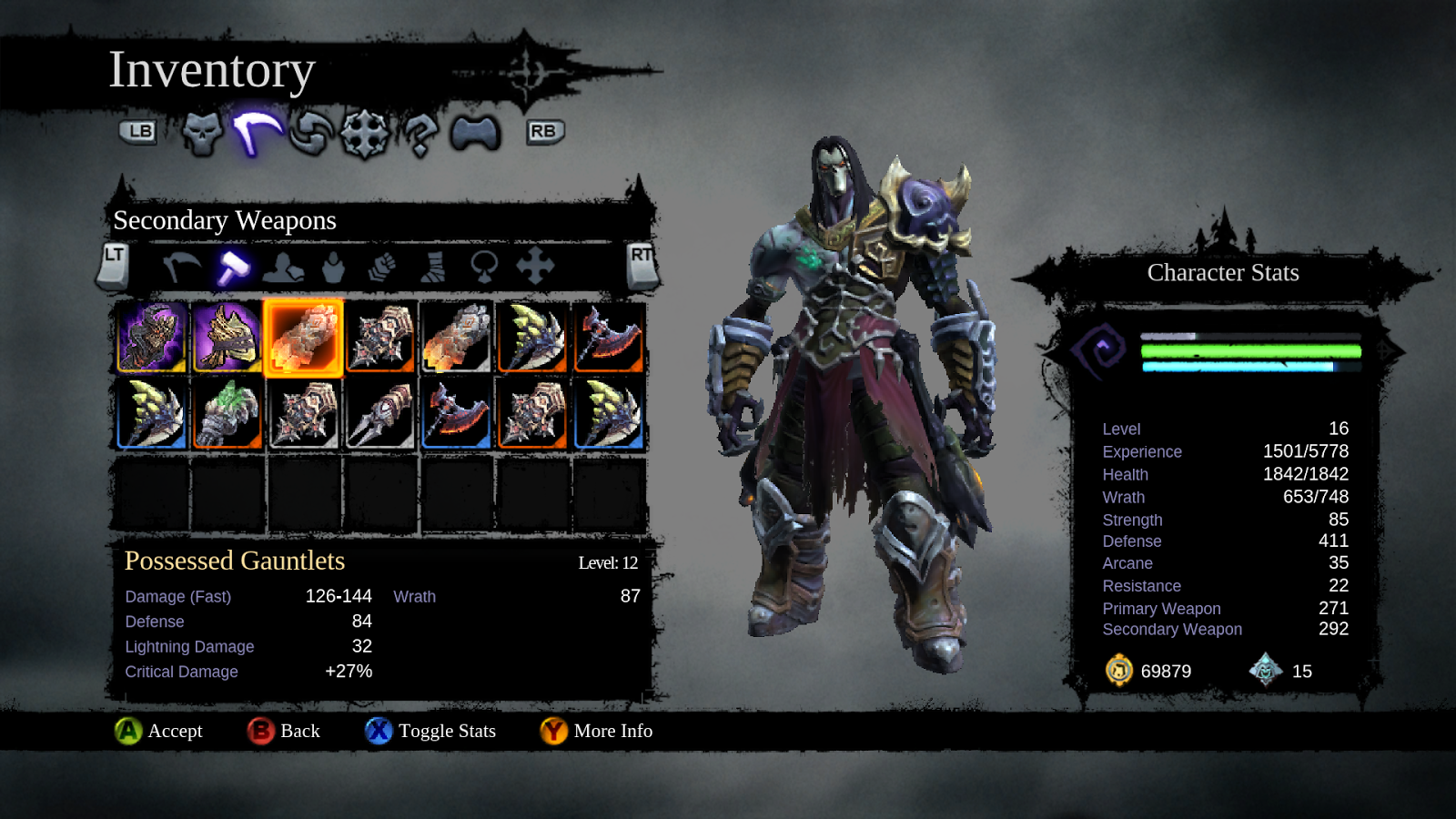 Hello USA: darksiders 2 possessed weapons