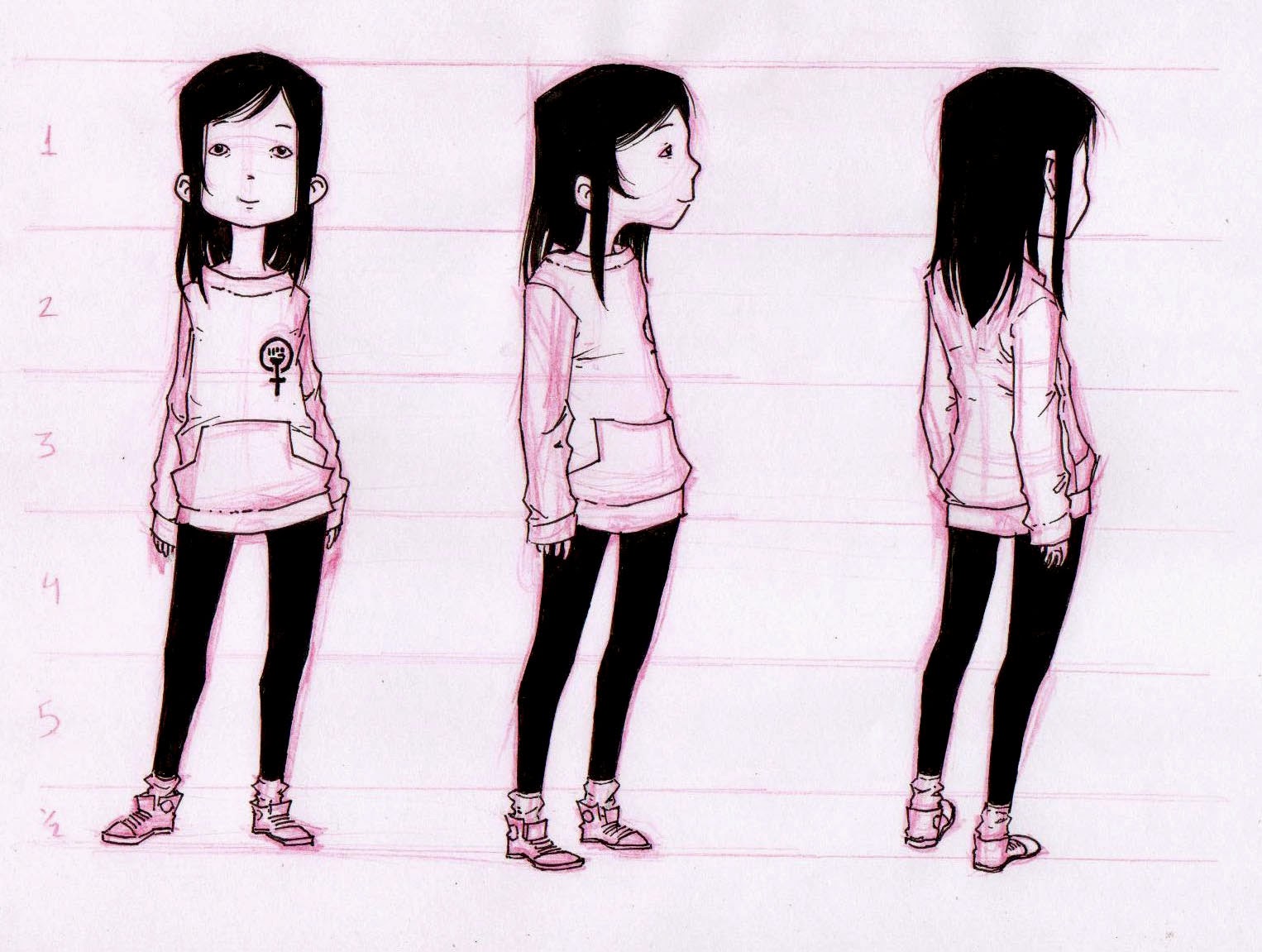 Robert Yo - Illustrator: Model sheet personagens HQ '3° Mundo'