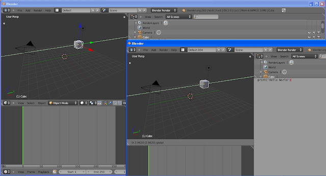 Ozlog: Blender:インタフェース