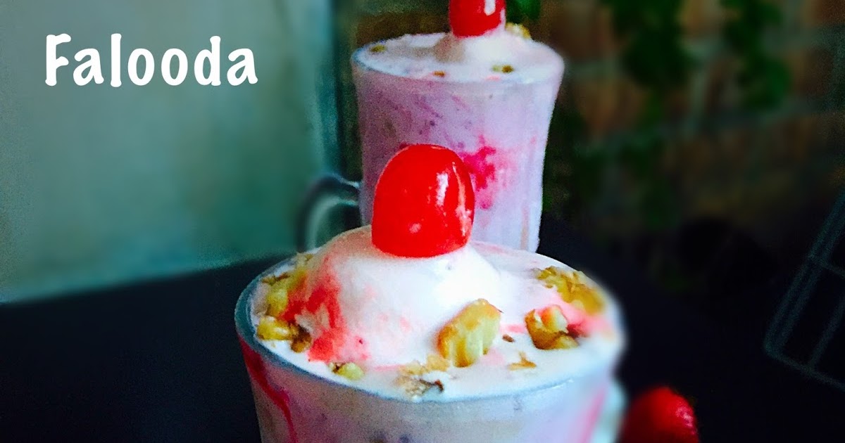 Su'sHealthyLiving: Strawberry Falooda; made healthy