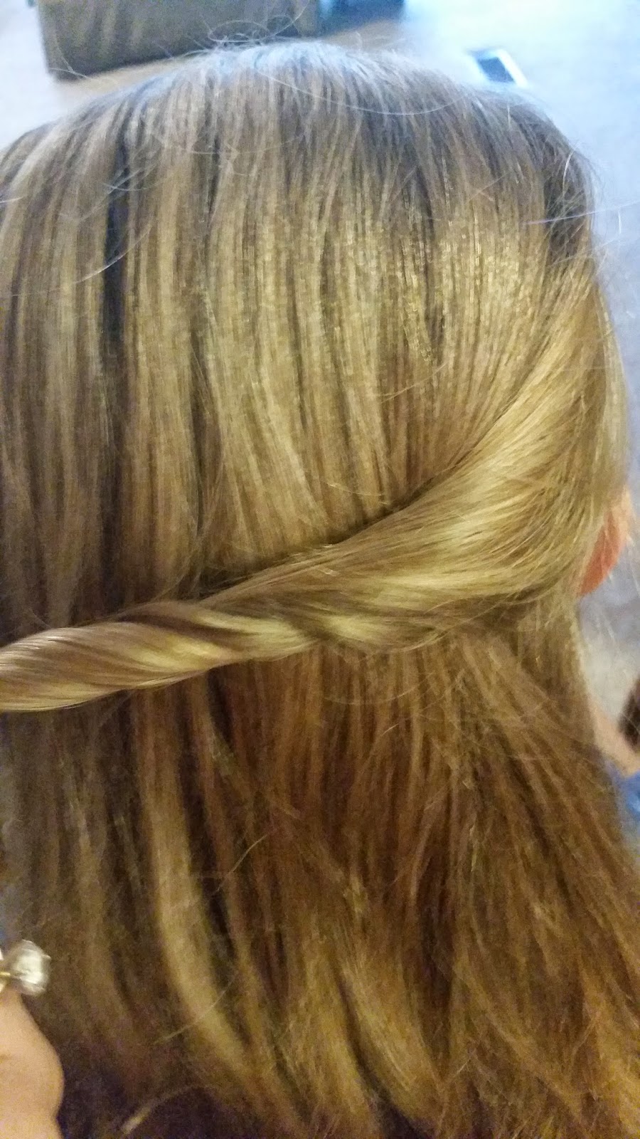 Whatsoever Things Are Lovely: Half-up Half-down Twisted Fishtail Braid ...