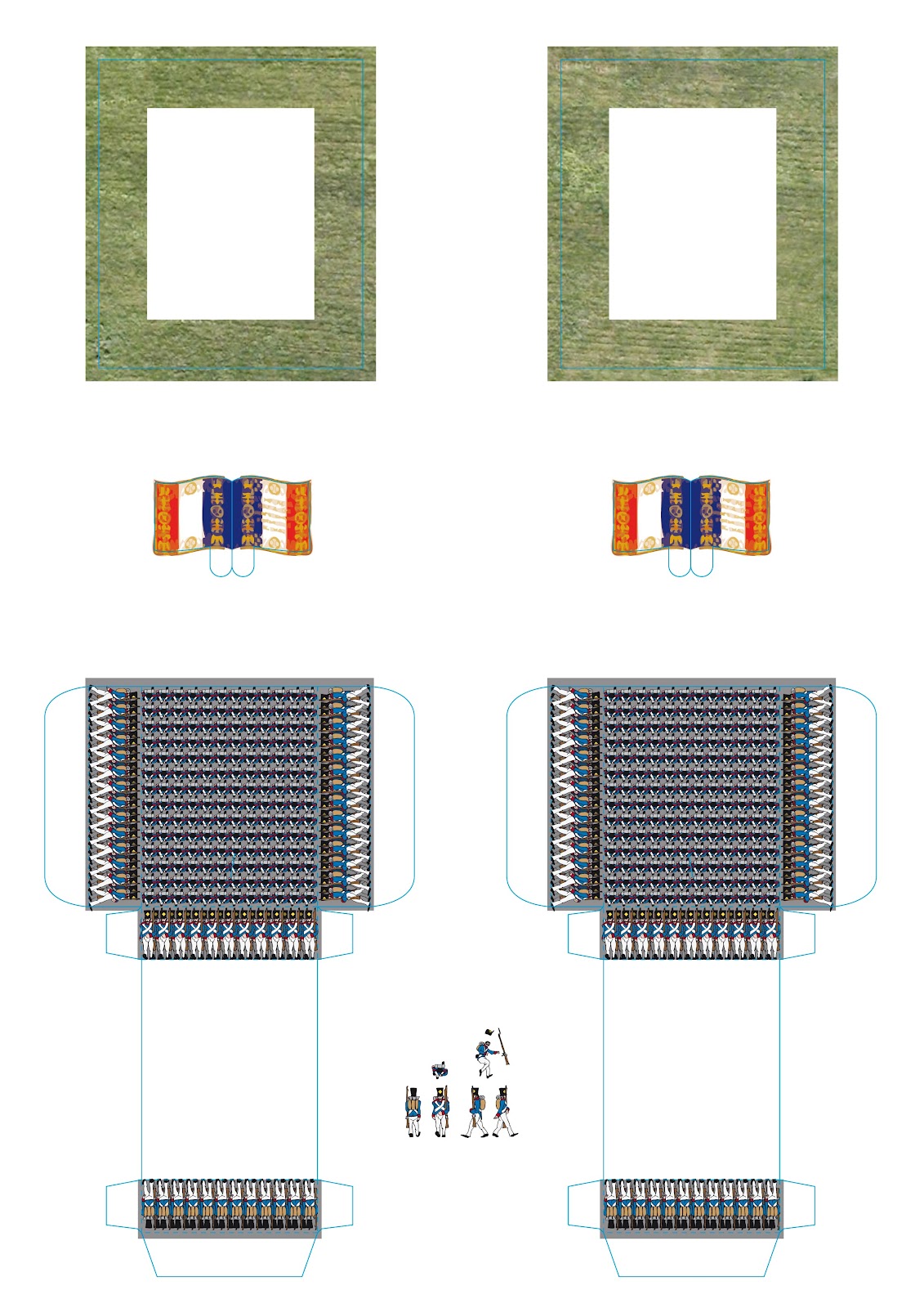Paper Napoleonic battalions