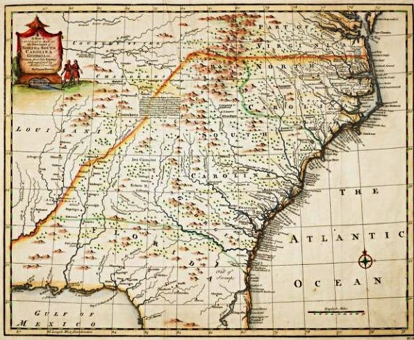 History of the Blue Ridge: 1752 - New and Accurate Map of the Provinces ...