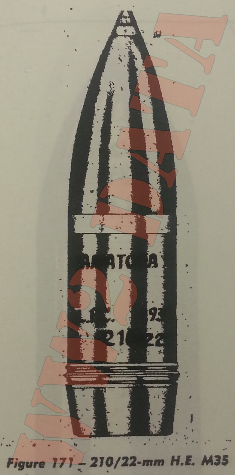 WW2 Equipment Data: Italian Explosive Ordnance - 210mm to 420mm Projectiles