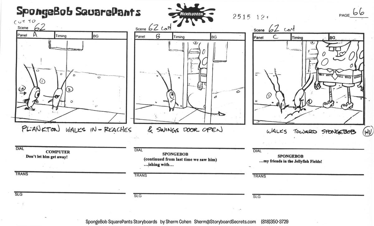 Sherm Cohen Storyboard Artist: SpongeBob Storyboards: The FUN Show
