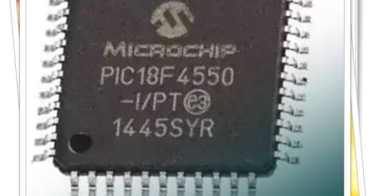 2R Hardware & Electronics: PIC18F4550-I/PT microcontroller chip