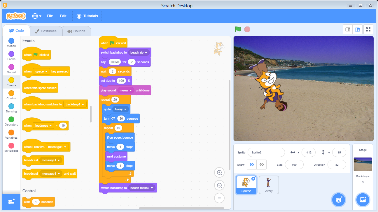 Lecții de TIC si INFORMATICĂ : SCRATCH