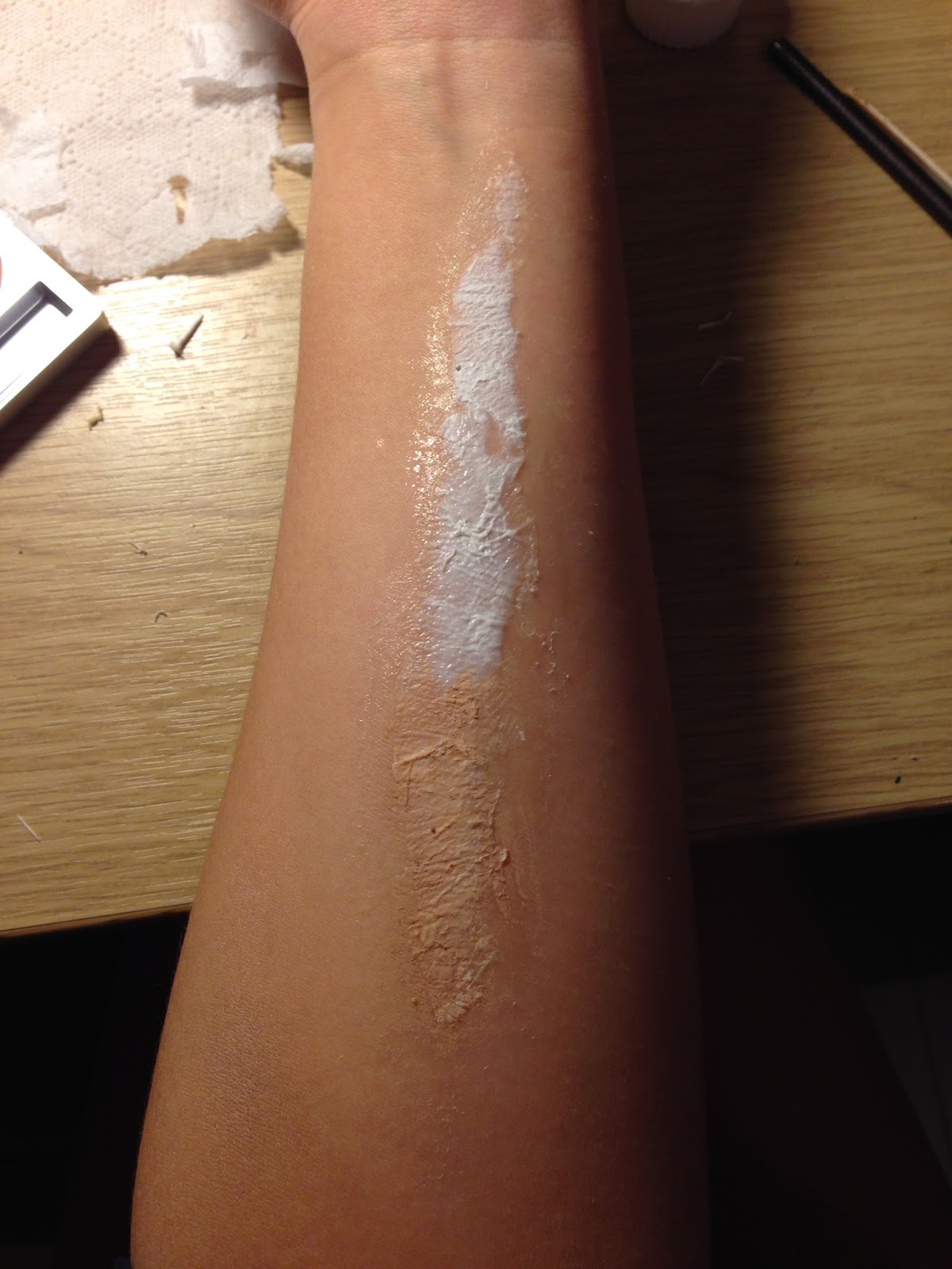 Special Effects Makeup: Peeling Skin Practice